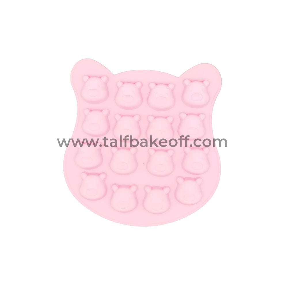 Pink Winnie The Pooh Bear Silicone Mold 16 Cavity – TALF BAKE OFF